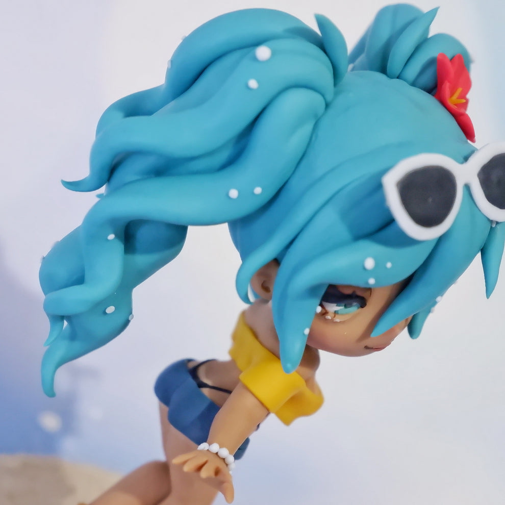 Brazilian Miku Hatsune (Vocaloid) Fan-made Chibi Figure – The Littlest ...